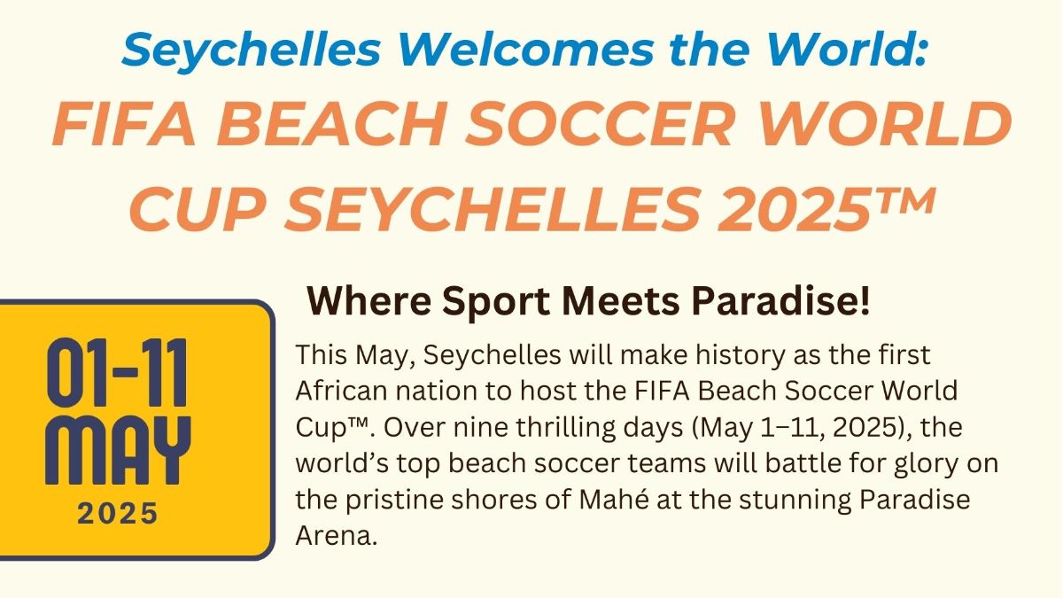 FIFA Beach Soccer Cup World Seychelles 2025 - Dubai Public Relations Hub