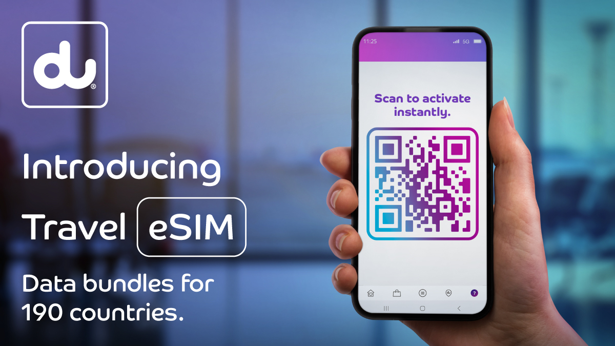 Travel eSIM announced by du for-transit travelers - Dubai Public ...
